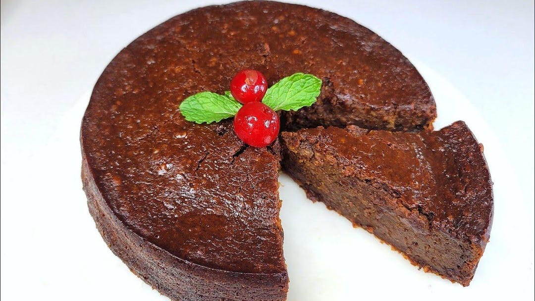 Guyana Black Cake Guyanese Black Cake Rum Cake Caribbean Fruit Cake ...