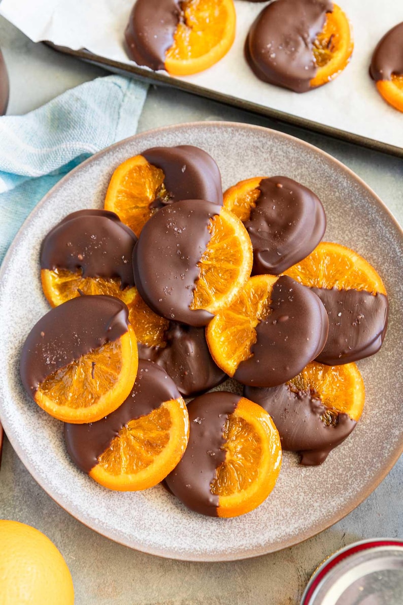 Candied Orange Slices One Dozen Candied Orange Slices Chocolate Orange ...
