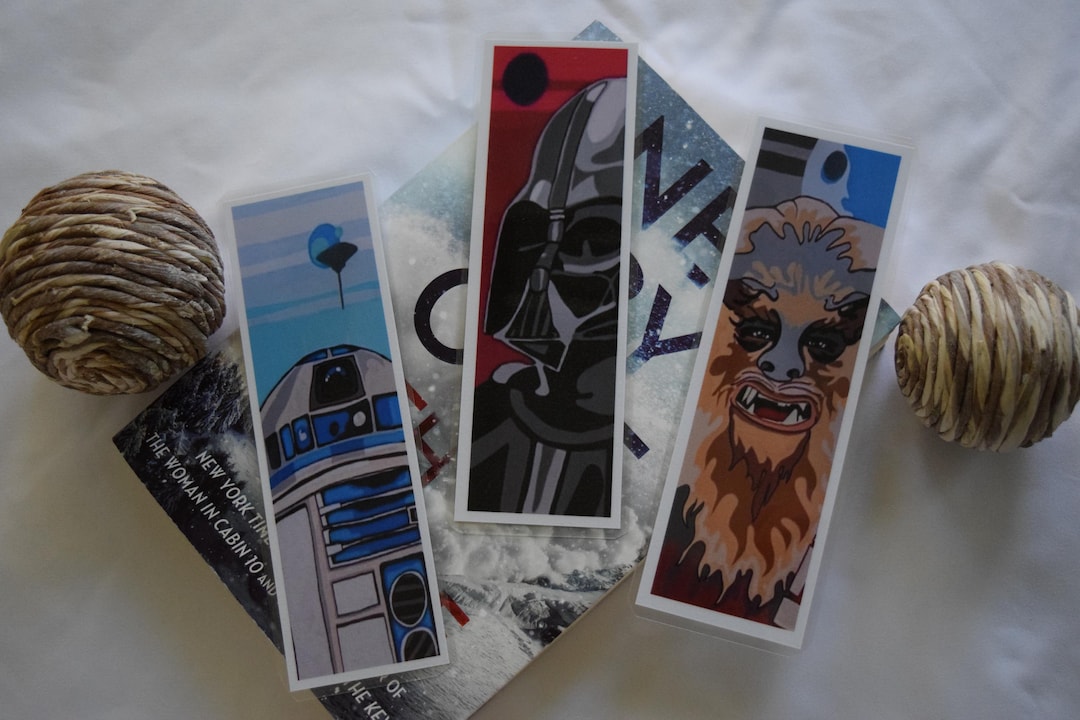 Star Wars Character Bookmarks - Etsy