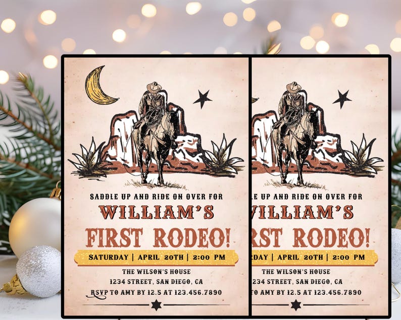 Editable Western Hoedown Wanted Poster Invitation Western Birthday ...