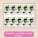 Editable Printable Halloween Party Treat Bag Gift Tags Monster ...
