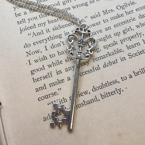 Long Key Necklace - Etsy