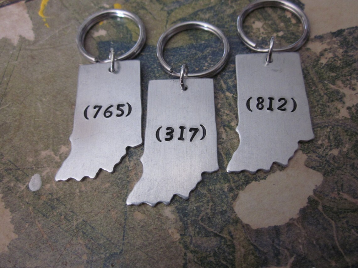 The Edith Key Chain - Indiana Love Pendant Key Chain - Etsy