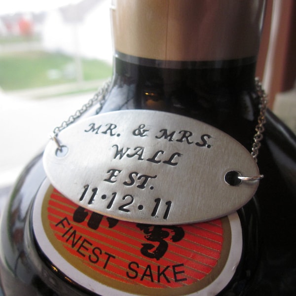 Wine Bottle Tag - Etsy