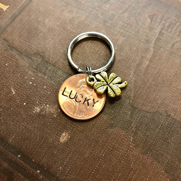 Lucky Penny Keychain - Etsy