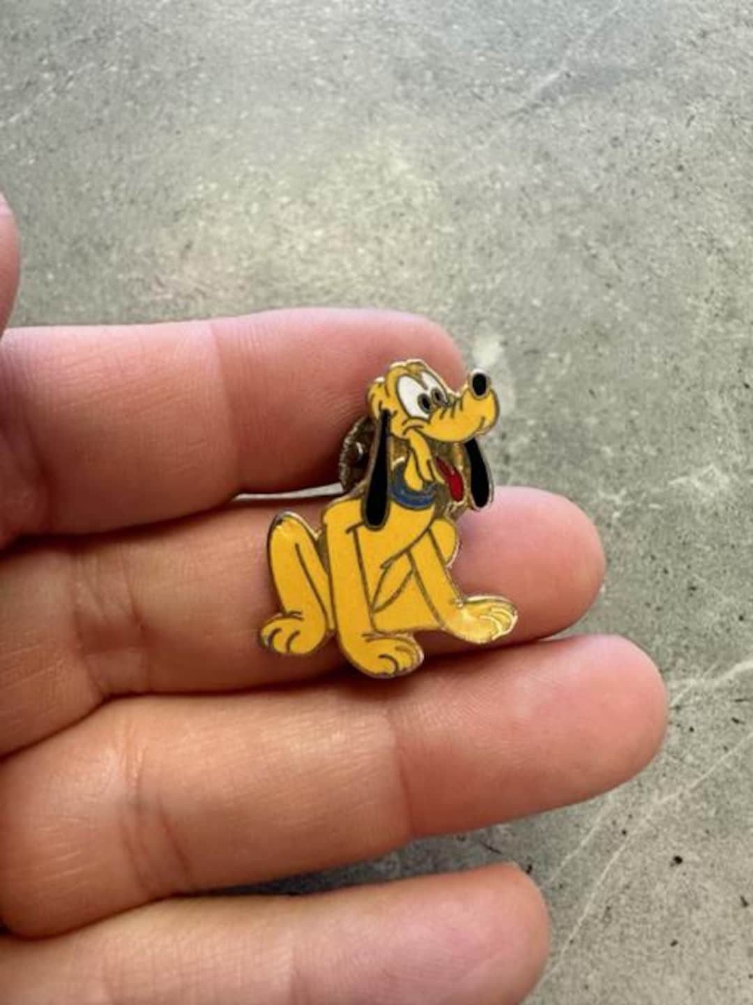 Vintage Disney Pluto Enamel Pin - Etsy
