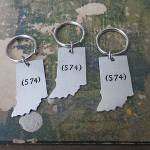 The Edith Necklace - Indiana Love Pendant Necklace or Key Chain - Etsy