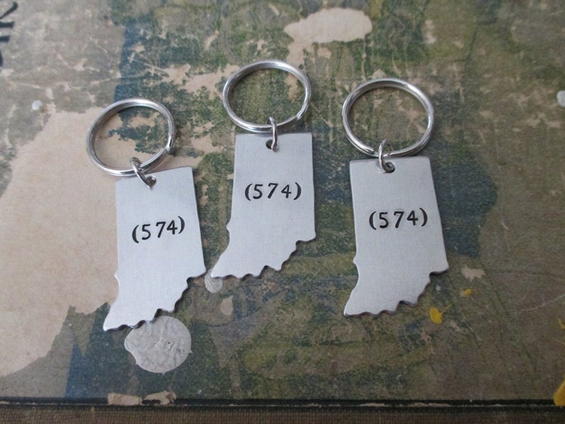 The Edith Necklace - Indiana Love Pendant Necklace or Key Chain - Etsy
