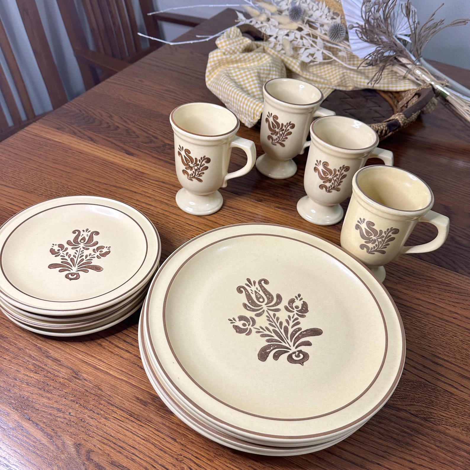 Vintage Retired Pfaltzgraff Village Dinnerware, Appetite Plates and ...