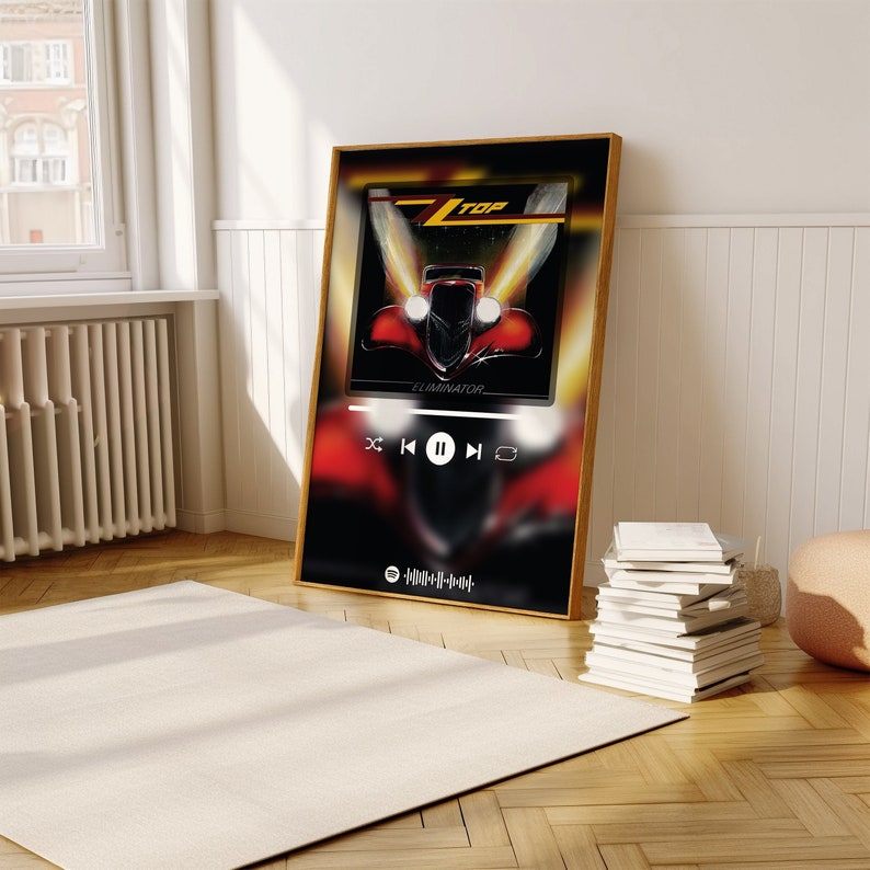 ZZ Top Poster Eliminator Poster Album Poster Print Album Cover Poster ...