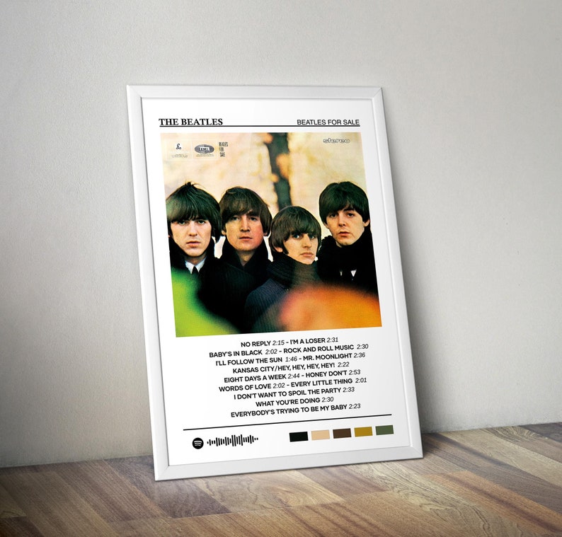 The Beatles Poster Beatles for Sale Poster Album Poster Print Album ...