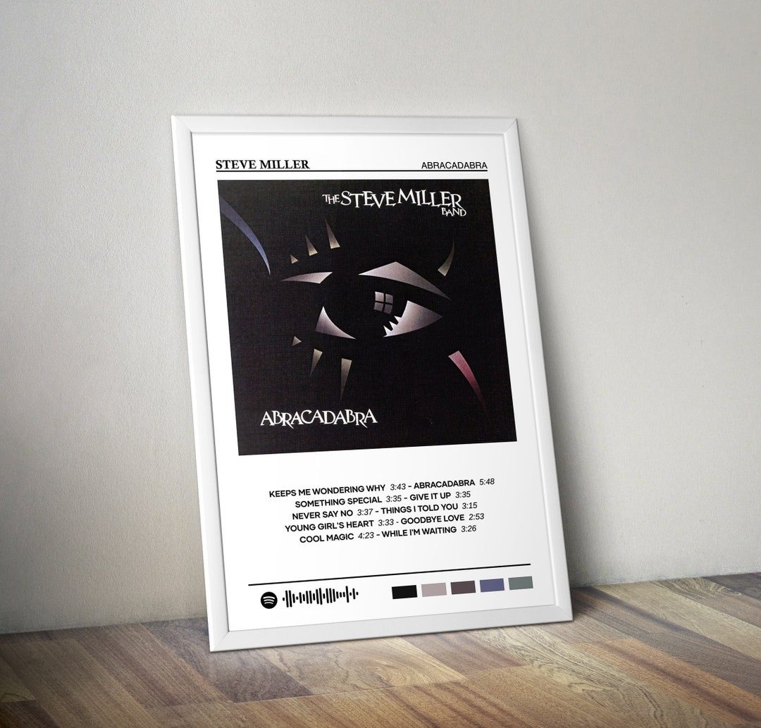Steve Miller Poster Abracadabra Poster Album Poster Print Album Cover ...
