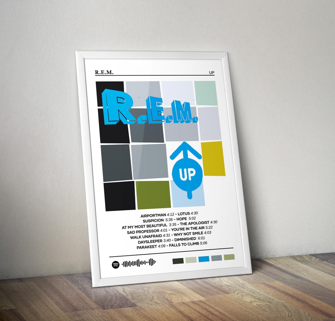 R.E.M. Poster up Poster Album Poster Print Album Cover Poster Rock ...