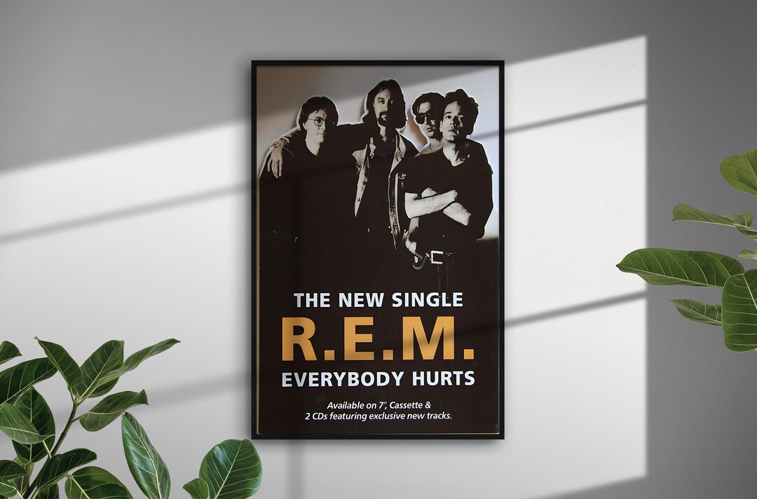 REM Poster Album Poster Room Decor Wall Decor Music Decor Poster Gift ...