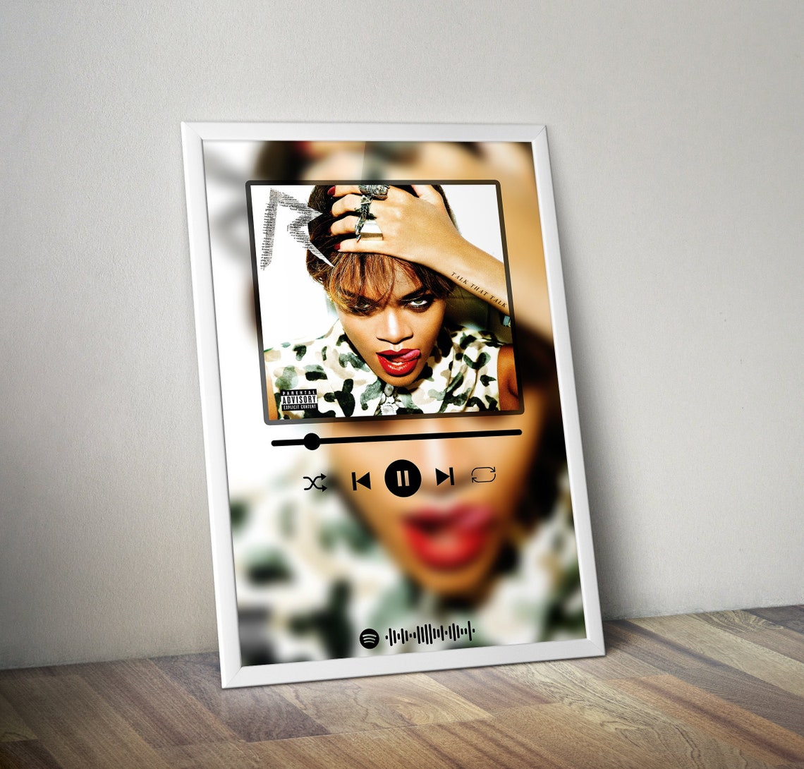 Rihanna Poster Talk That Talk Poster Album Poster Print Album Cover ...