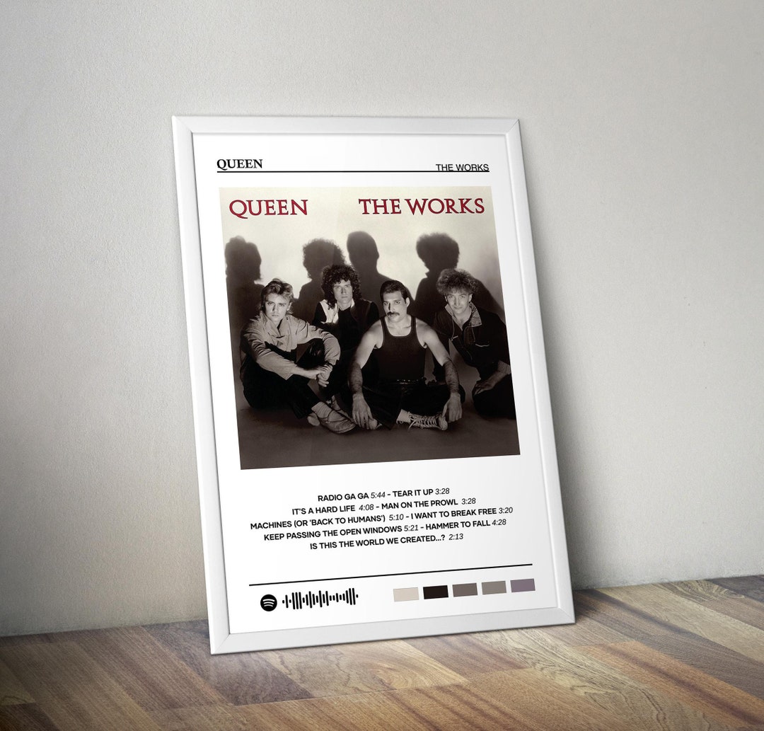 Queen Poster the Works Poster Album Poster Print Album Cover Poster ...
