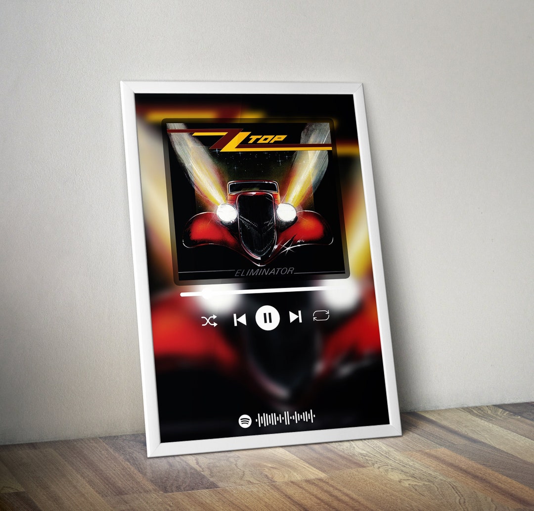 ZZ Top Poster Eliminator Poster Album Poster Print Album Cover Poster ...