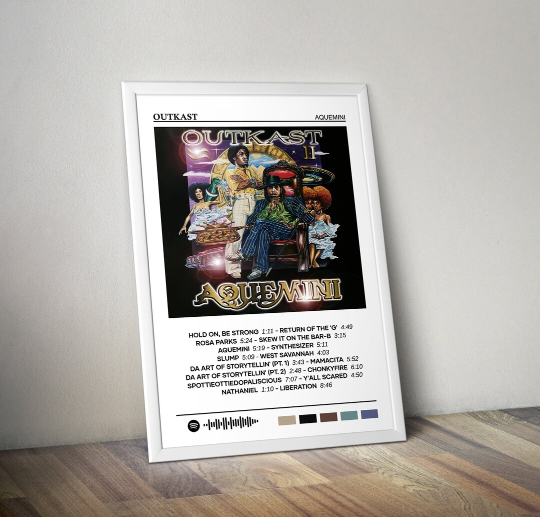 Outkast Poster Aquemini Poster Album Poster Print Album Cover Poster ...