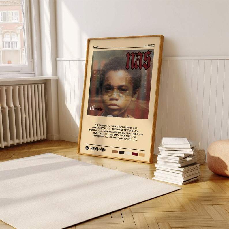 Nas Poster Illmatic Poster Album Poster Print Album Cover Poster Rap ...