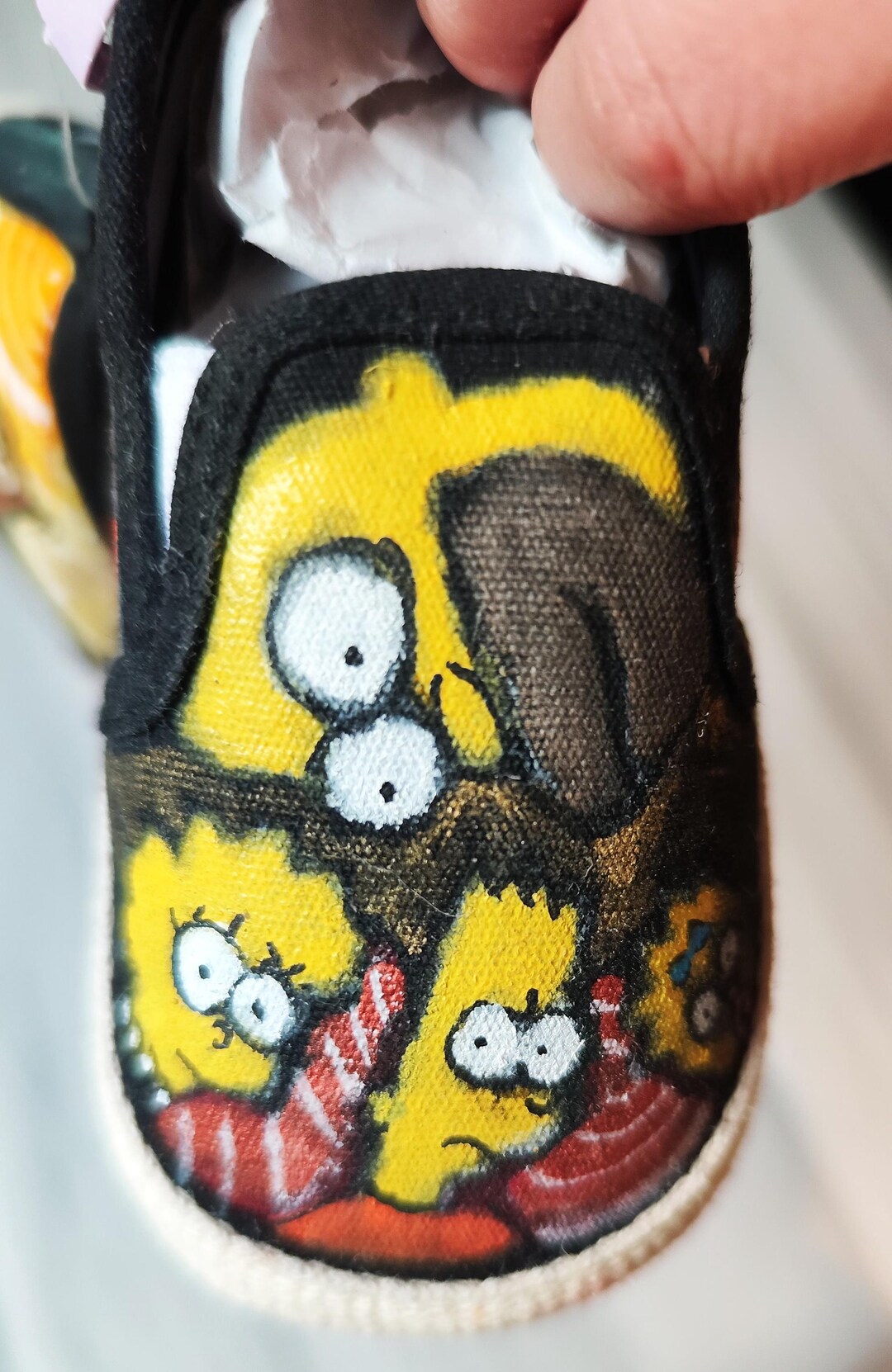 Simpsons Baby Shoe, Customized Cartoon Baby Shoe, Birthday Gift for ...