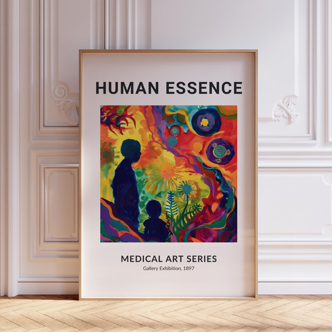 Abstract Anatomy Printable Art, Anatomical Posters for Doctor, Nursing ...