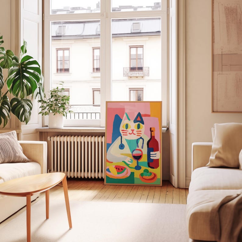 Funky Medical Prints, Quirky Doctor Cat Art, Funny Nurse Students ...