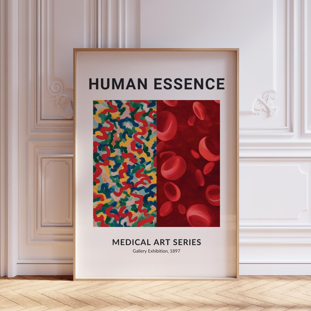 Anatomy Wall Art Prints, Science Theme Poster, Anatomical Print for ...
