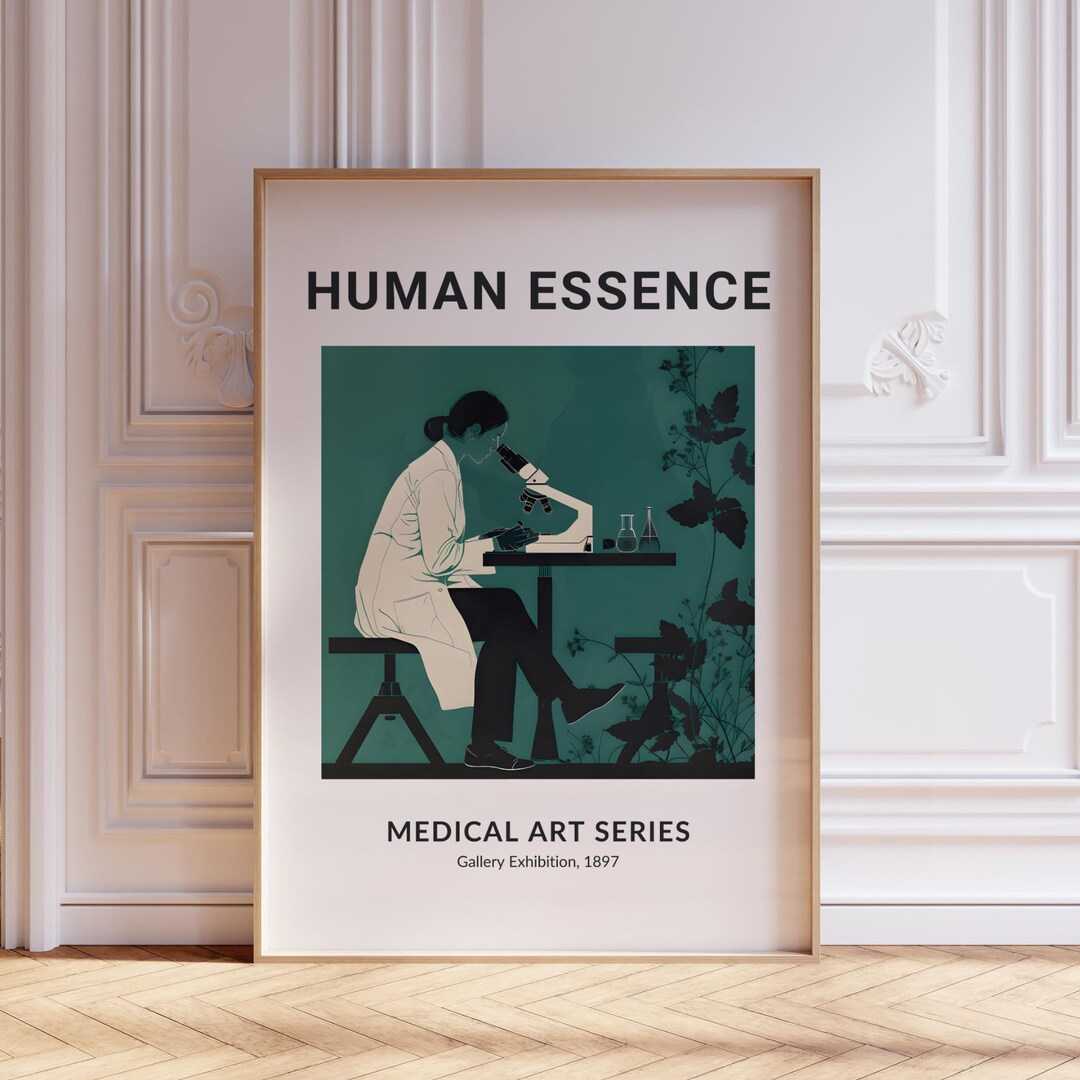 Biology Science Prints, Pathology Laboratory Art, Anatomy Botanical ...