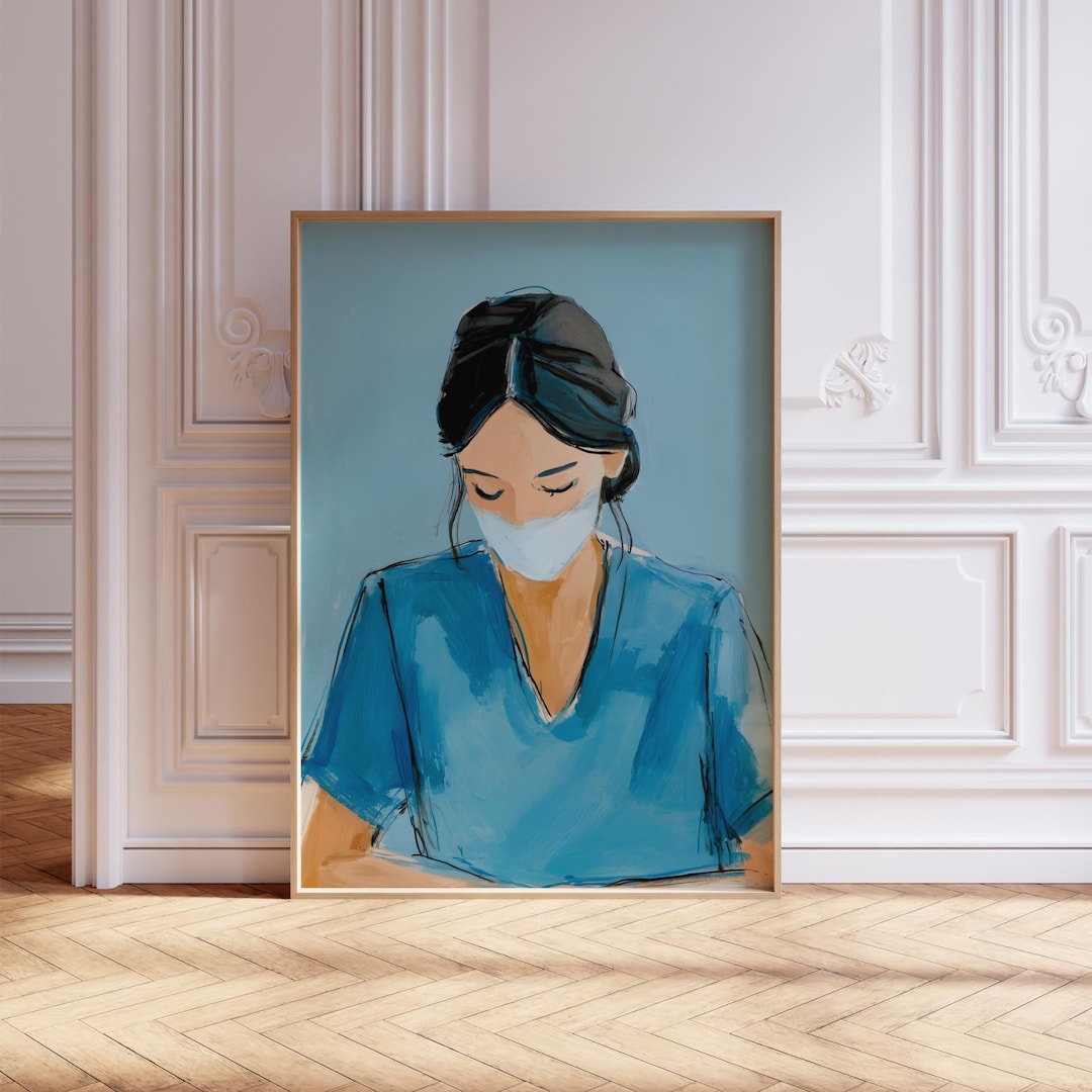 Dentist Assistant Poster, Dentistry Modern Office Art, Medical Student ...