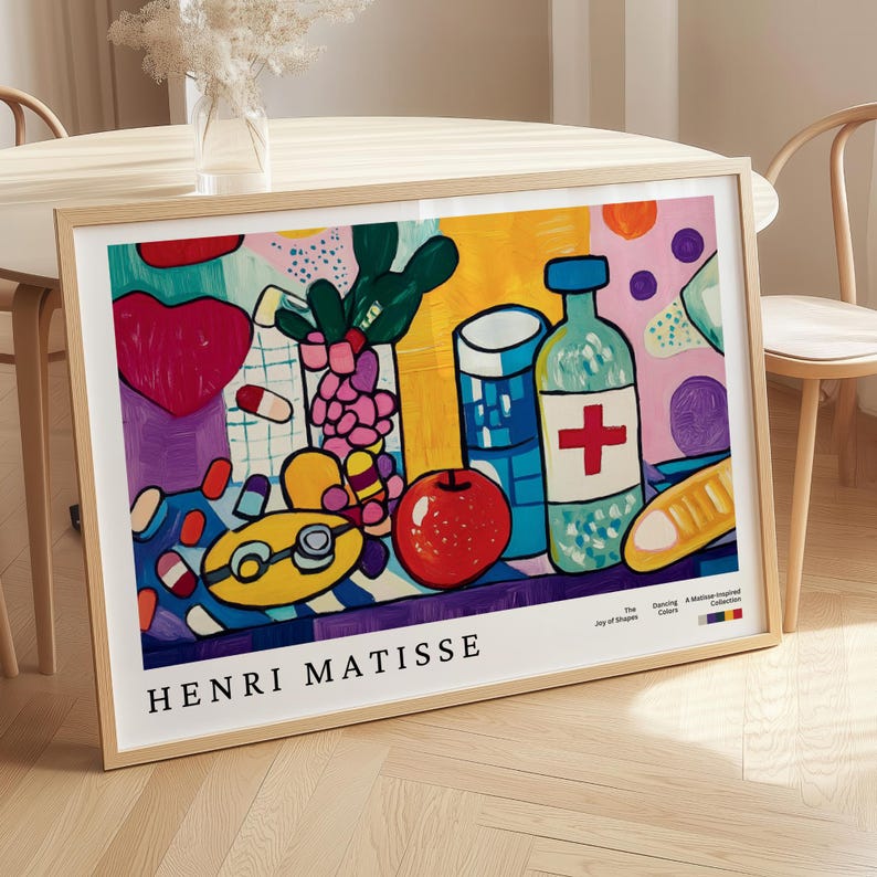 Henri Matisse Medicine Art, Pharmaceutical Pharmacist Print, Nursing ...