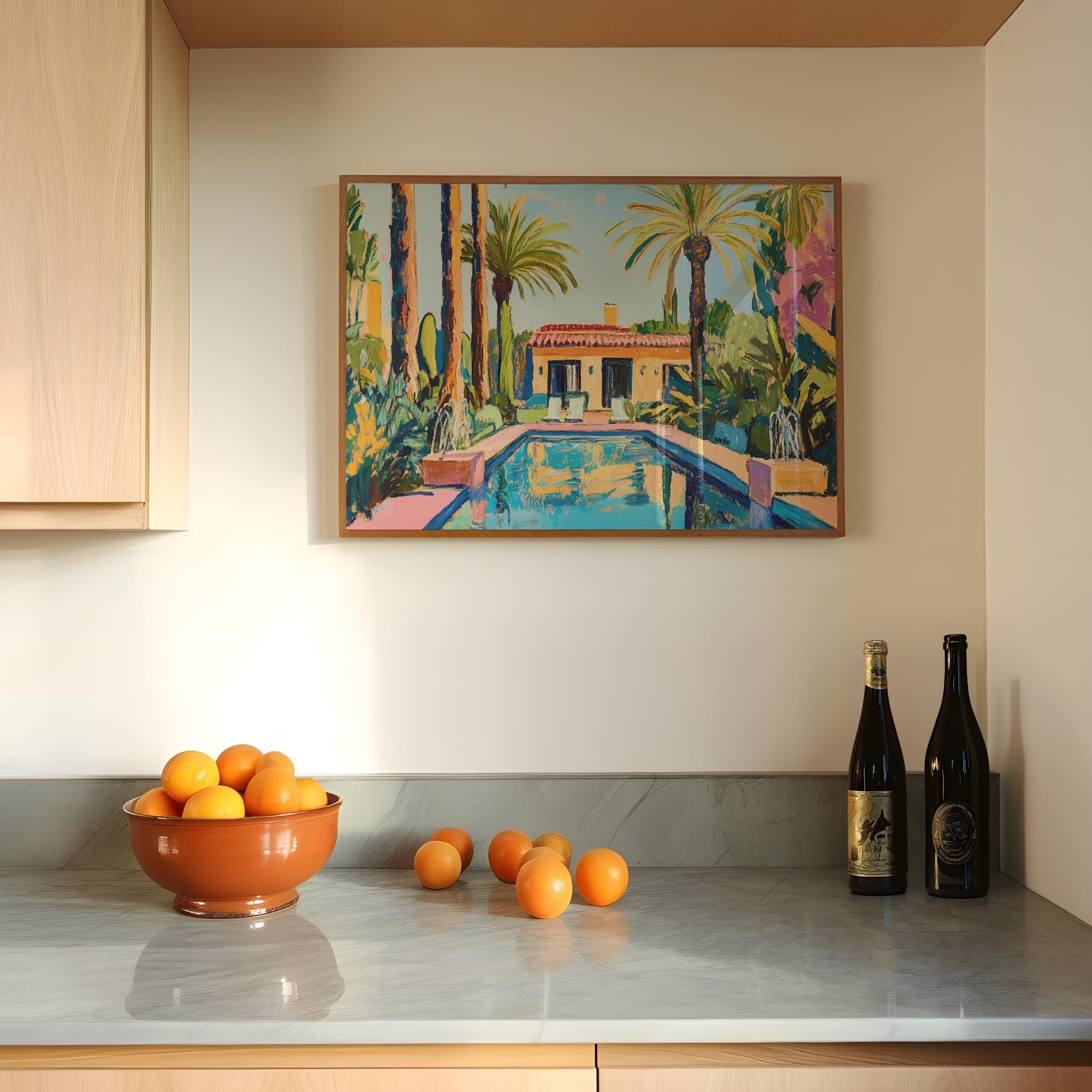 Tropical Summer Pool Print, Matisse Poolside Wall Art, Swimming Poster ...