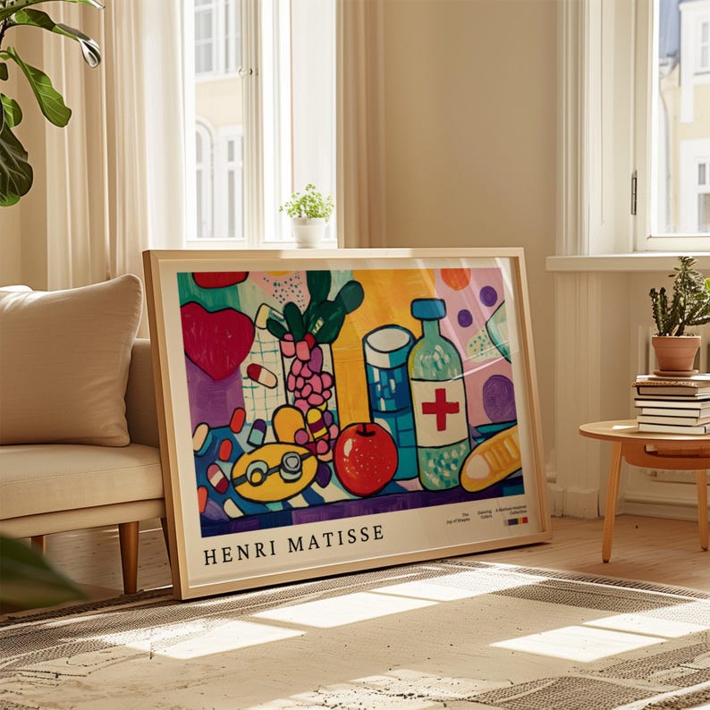 Henri Matisse Medicine Art, Pharmaceutical Pharmacist Print, Nursing ...