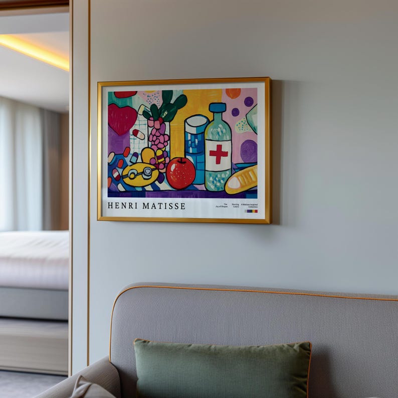 Henri Matisse Medicine Art, Pharmaceutical Pharmacist Print, Nursing ...