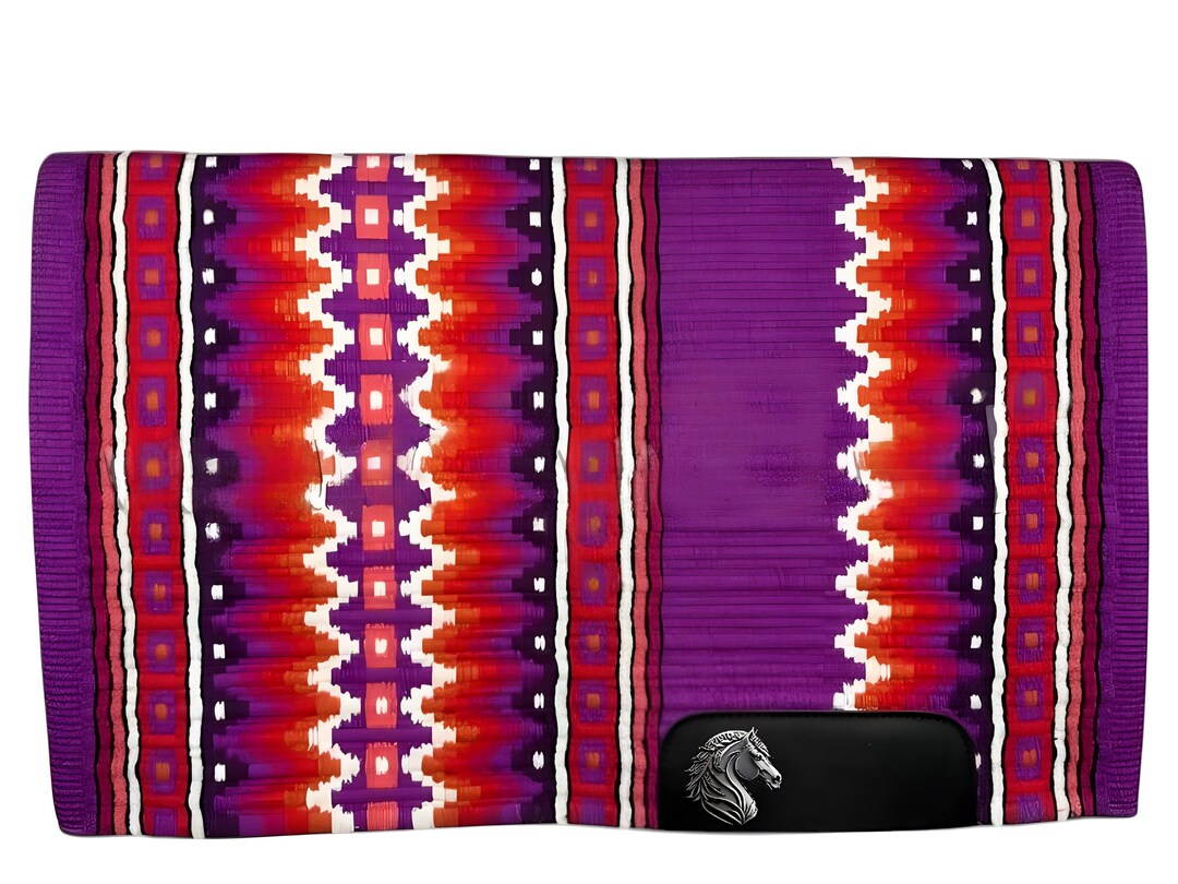 Western Show Pad Western Show Blanket Red Purple Base Show Pad - Etsy