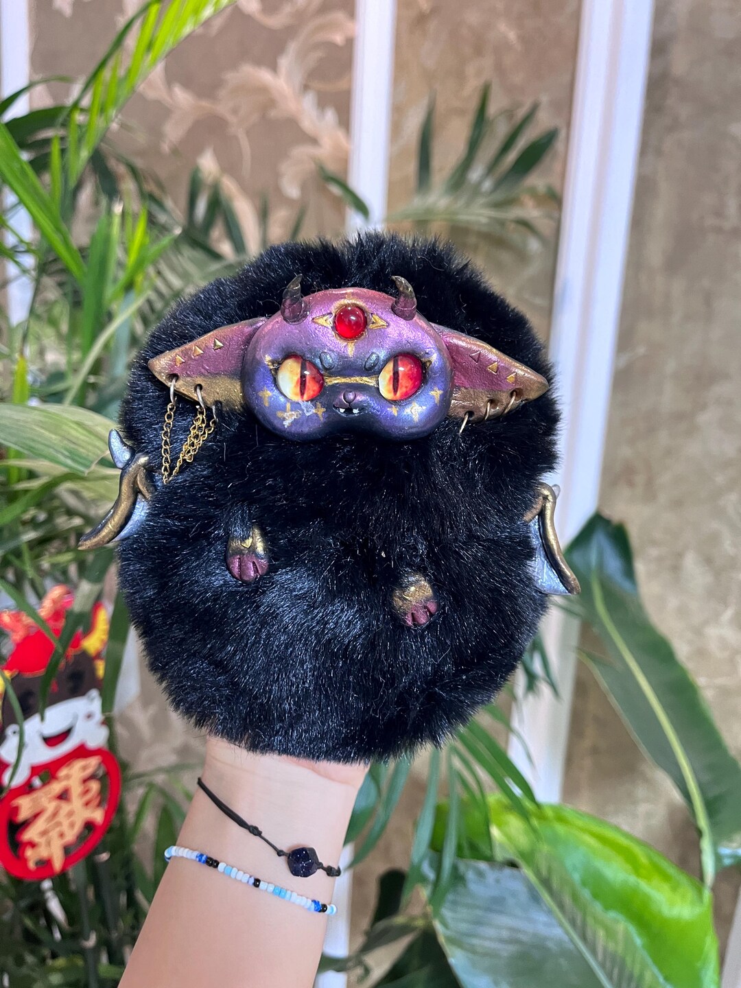 Unique Mythical Creature Plush Unique Fantasy Art Plush Handmade ...