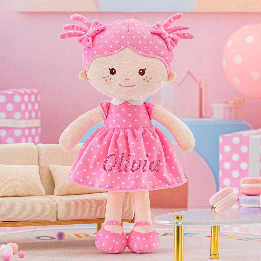 Personalized Baby Doll: Custom Name, Soft Plush Toy, Birthday Gift - Etsy