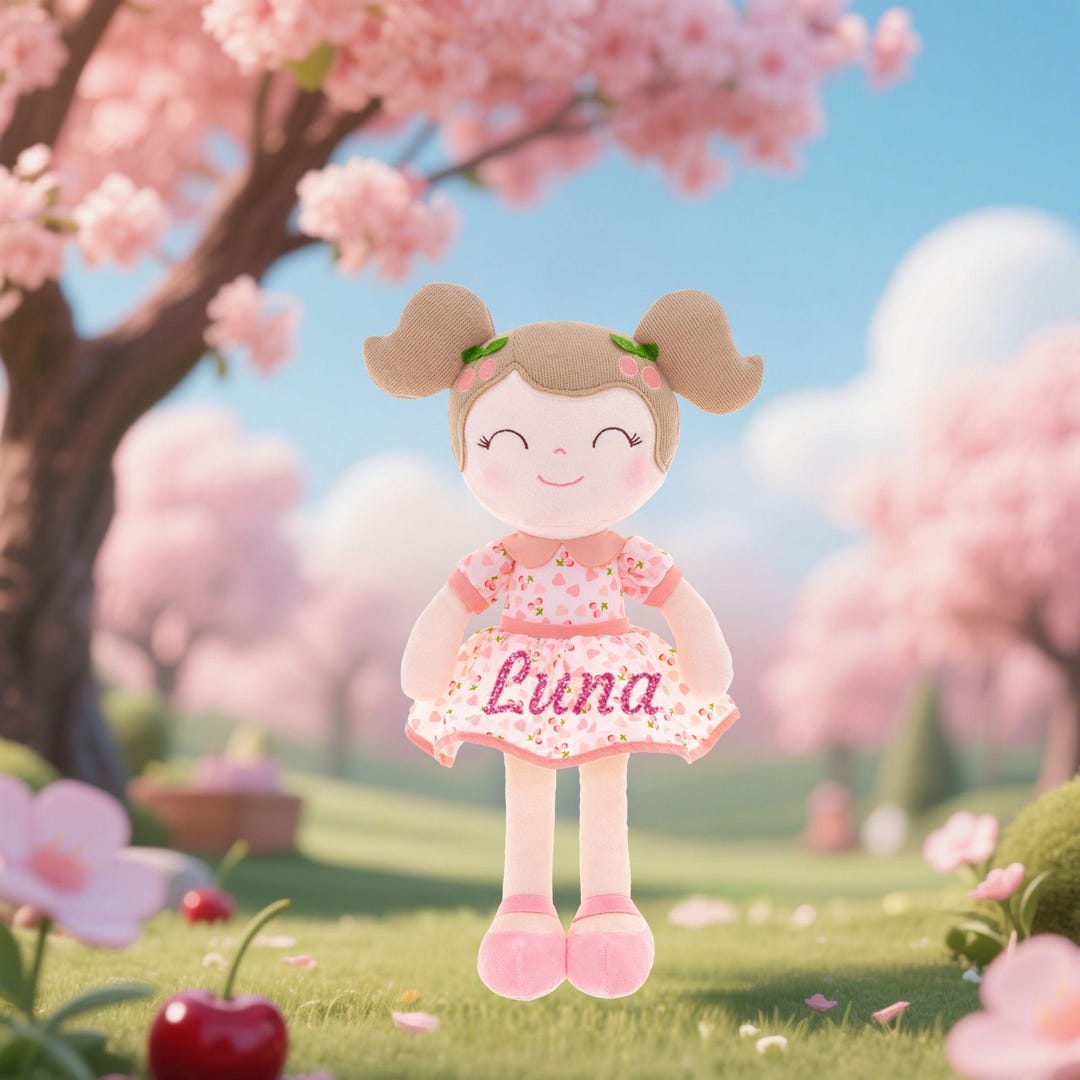 Personalized Dolls, Custom Baby Doll, Birthday Gifts, Cherry Doll ...