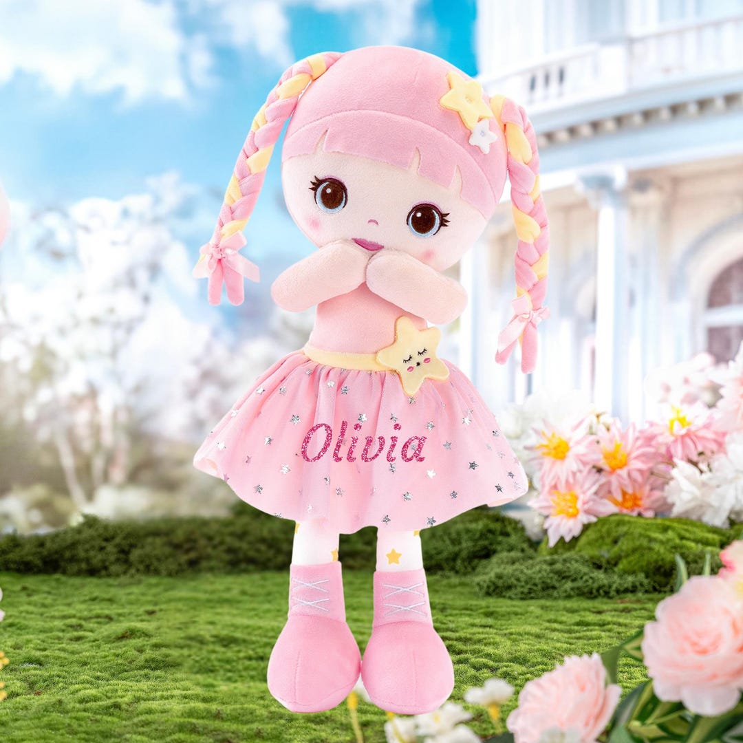 Personalized Princess Rag Doll: Custom Name, Safe & Soft - Etsy