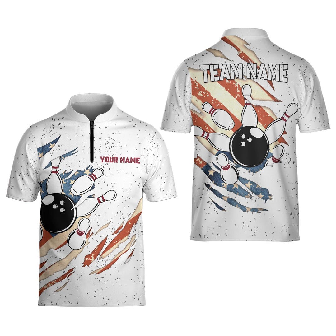 Personalized Bowling Jersey Shirt Custom Bowling Shirt Team Funny Gift ...