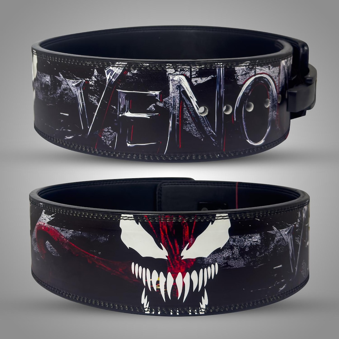 Venom Weightlifting Belt | Anime Gym Belt for Powerlifting | 4inch ...