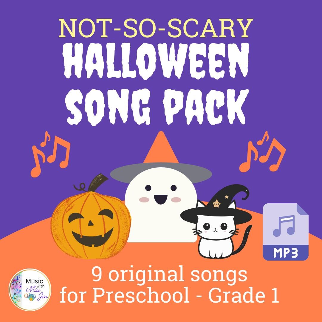 Not-so-scary Halloween Song Pack for Preschool - Grade 1 - MP3 ...