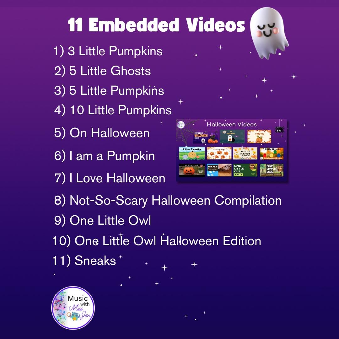 Not-so-scary Halloween Google Slides Bundle for Preschool - Grade 1 ...