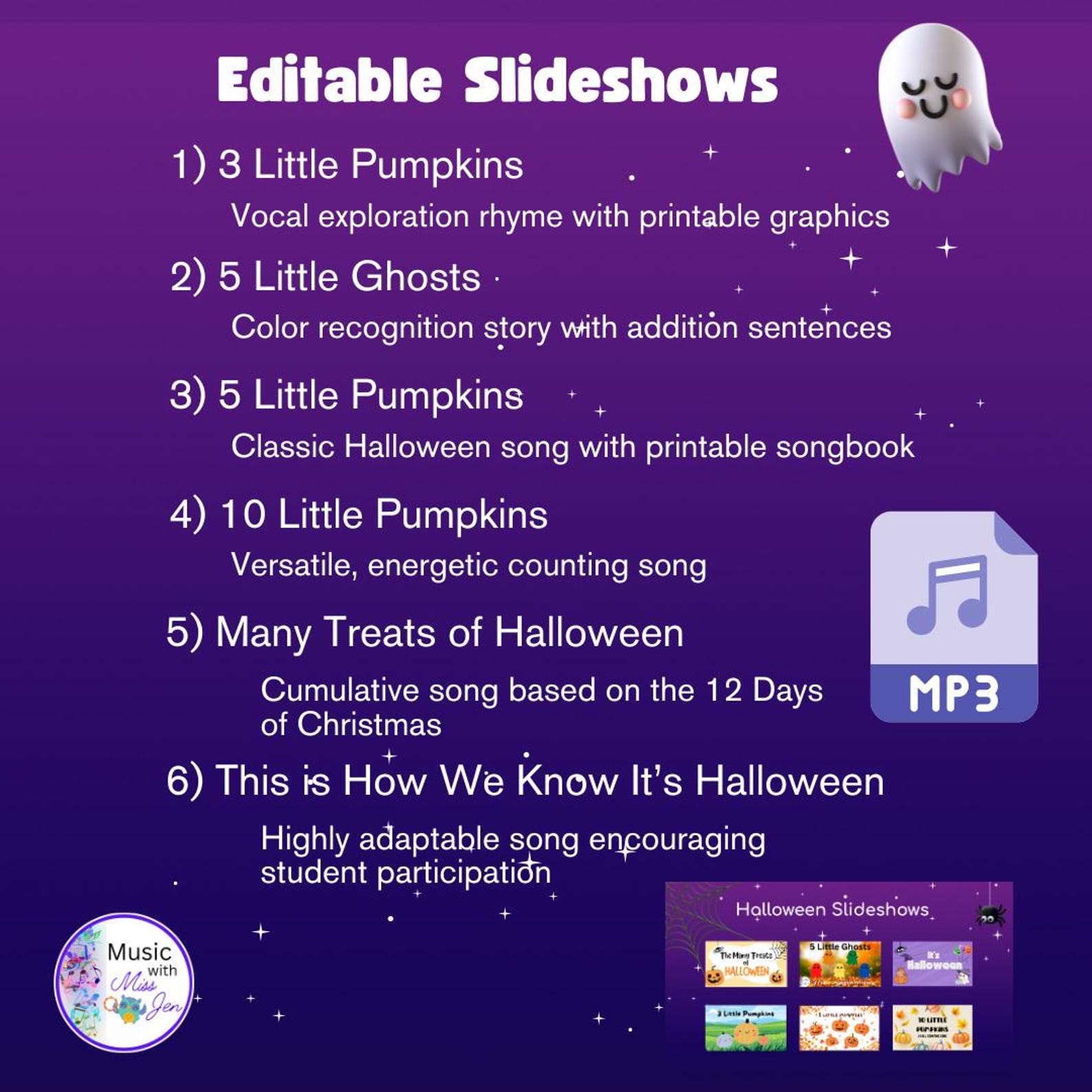 Not-so-scary Halloween Google Slides Bundle for Preschool - Grade 1 ...