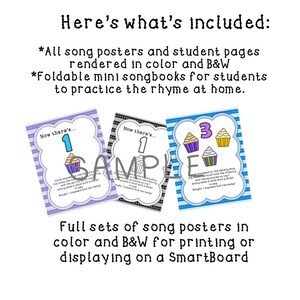 3 Little Cupcakes Printable Rhyme for the Early Childhood Classroom ...