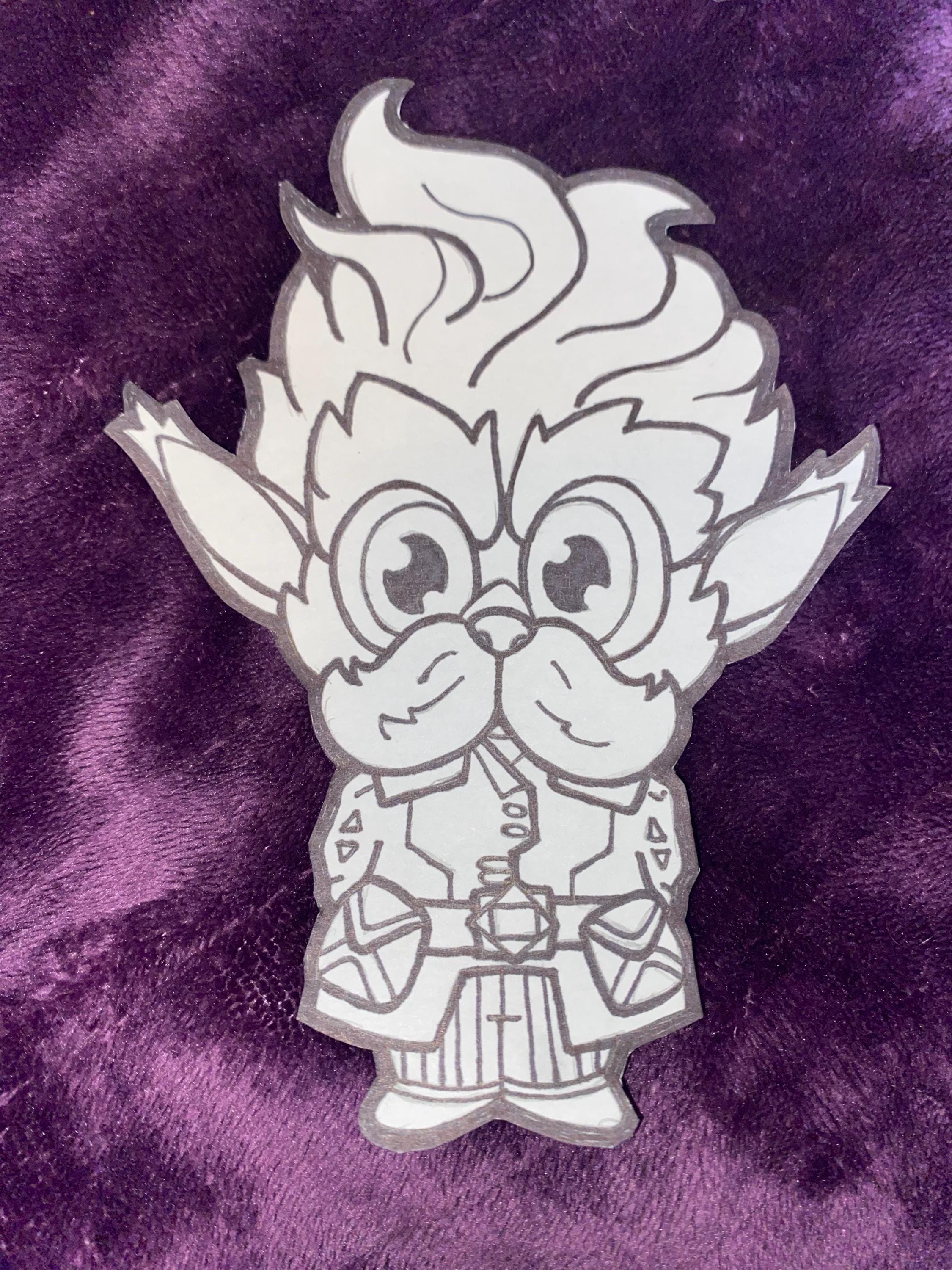 Arcane Adults Coloring Cutouts - Etsy