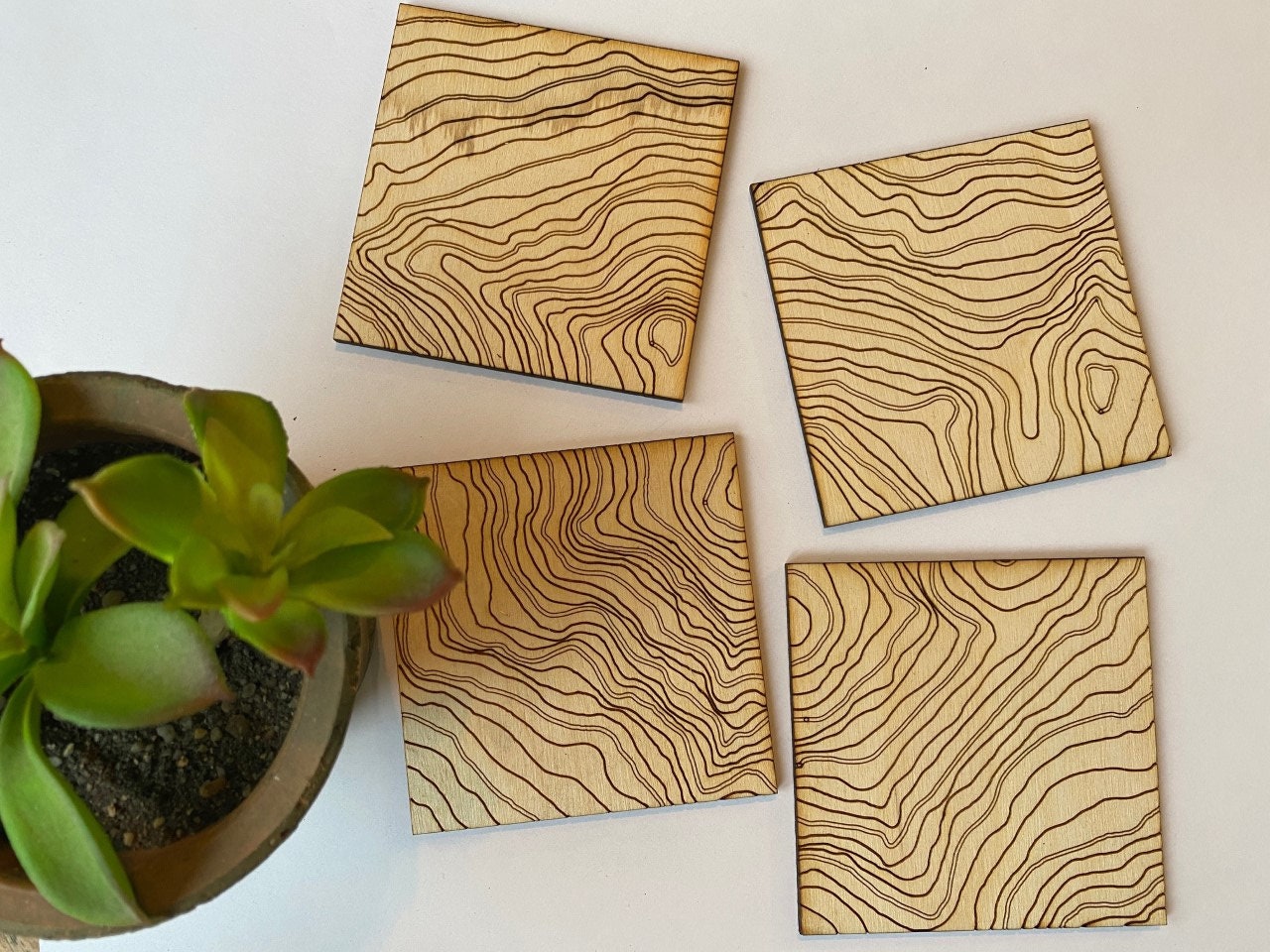 Mount Baker Topography for Glowforge Laser Engraving Files Svg, Png ...