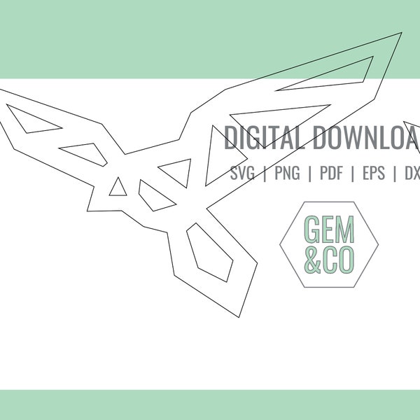 Hawk Outline Svg - Etsy