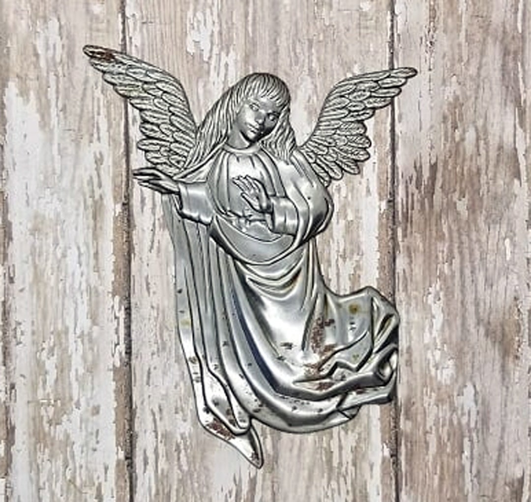 Rustic Vintage Metal Christmas Angel Embossed 4x6 for Crafting - Etsy