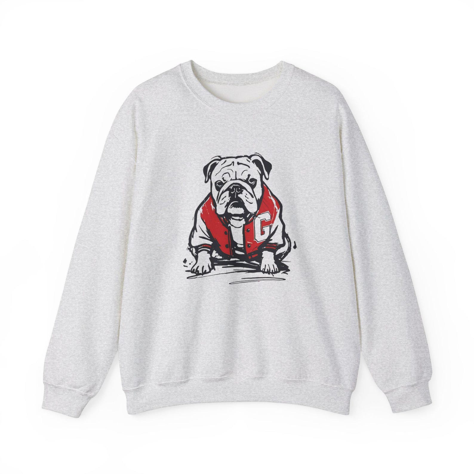Adult Bulldog Crewneck Sweatshirt - Etsy