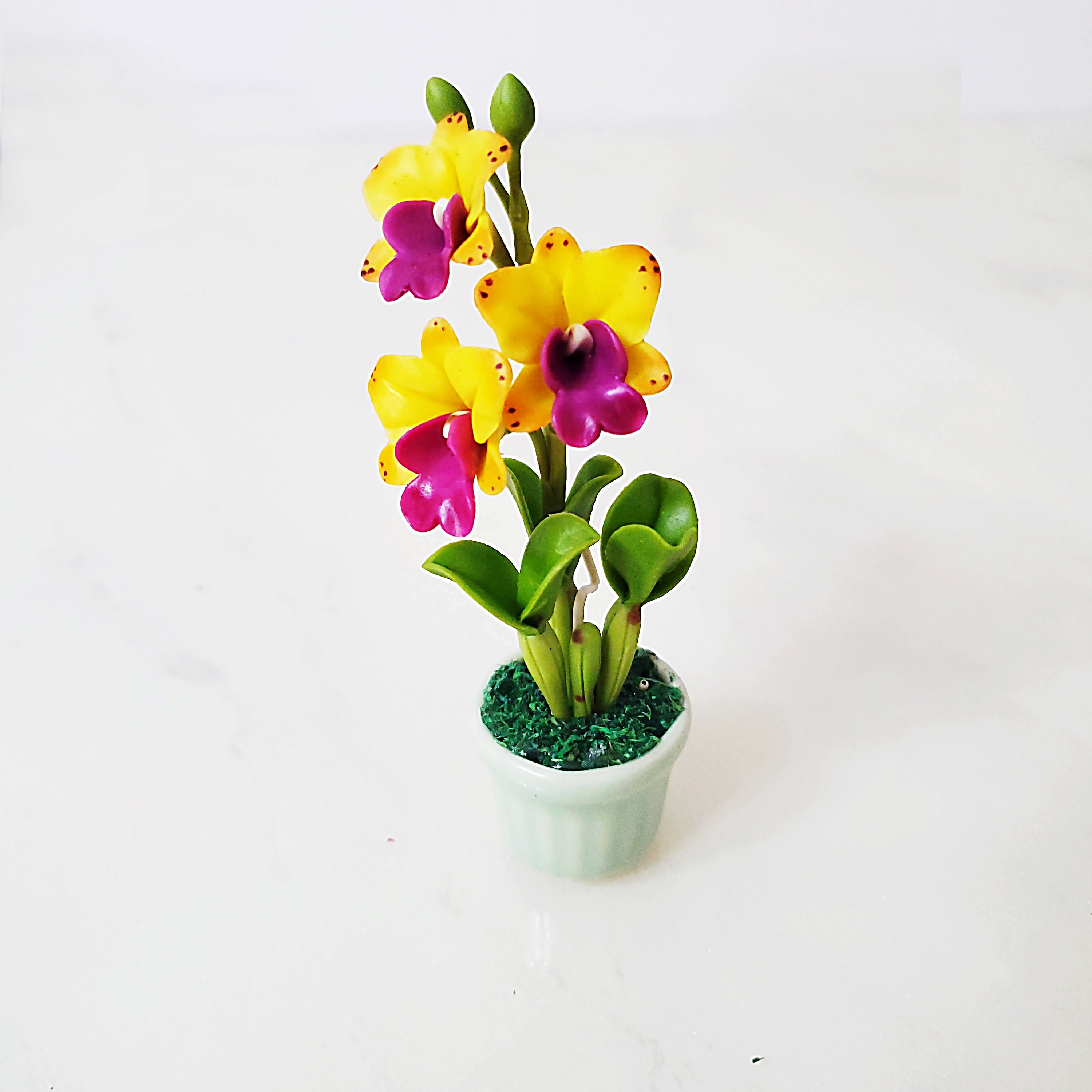 1 CATTLEYA ORCHID Miniature Flower_handmade Flower, Long Lasting ...